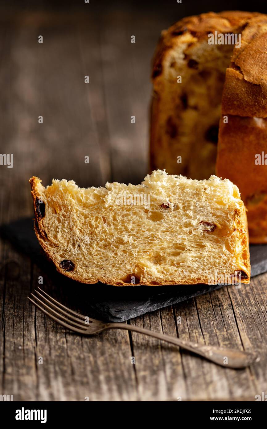 Italian sweet bread panettone hi-res stock photography and images - Alamy