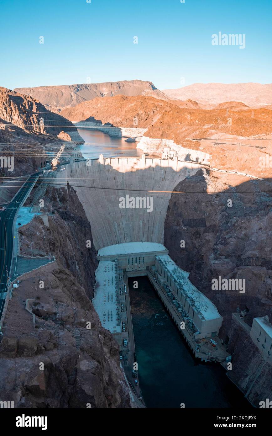 Hoover dam aerial hi-res stock photography and images - Alamy
