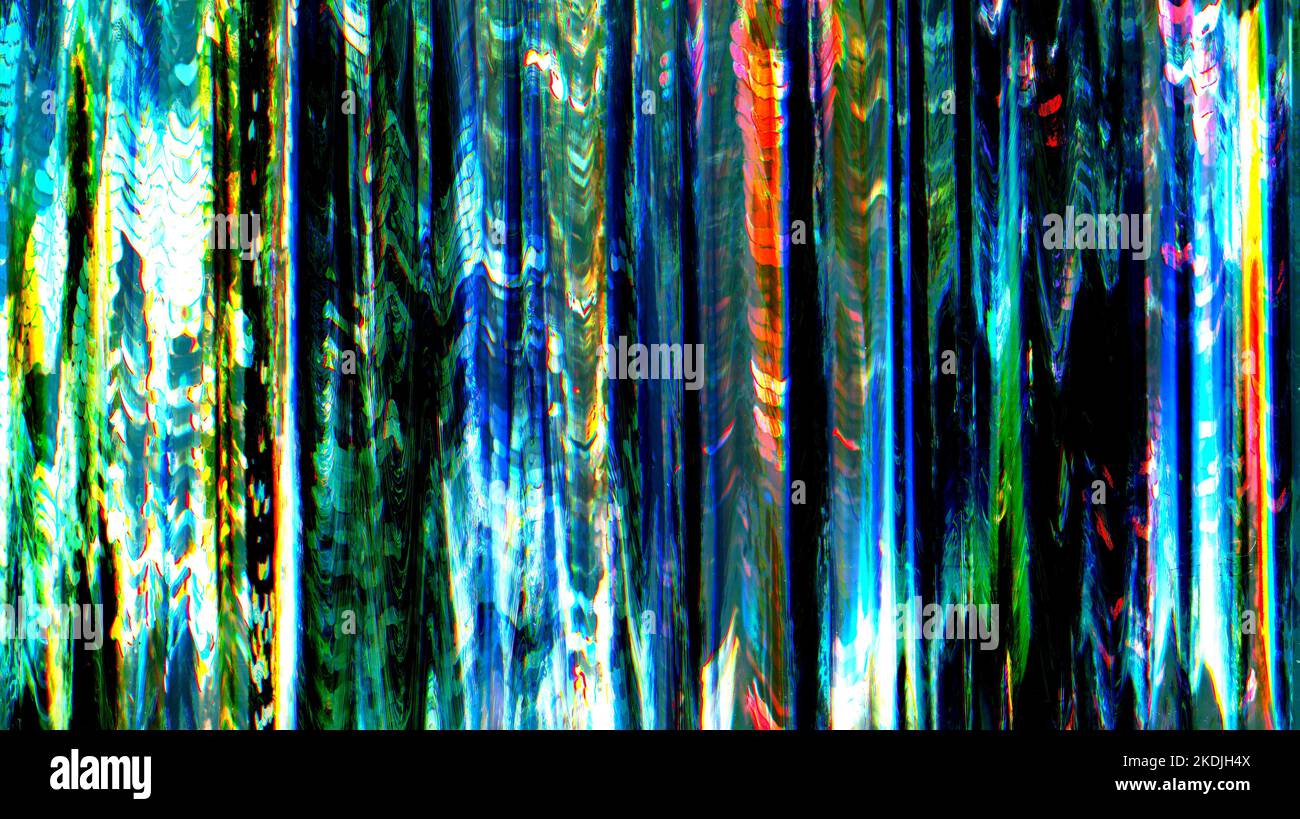glitch overlay vhs noise texture color artifacts Stock Photo - Alamy