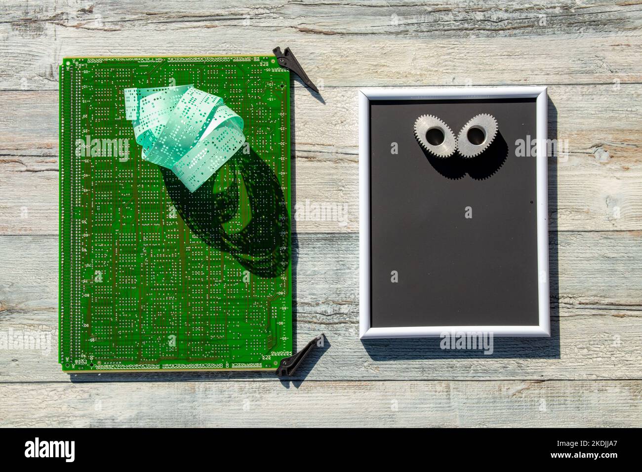 Computer punched card hi-res stock photography and images - Alamy