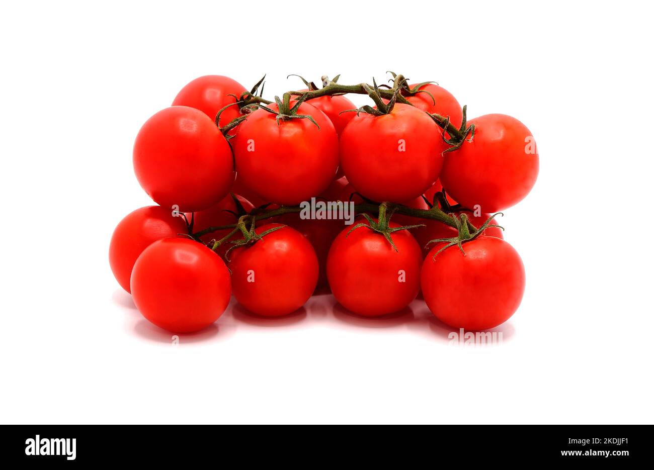 Ripe red tomatoes on a light background. Natural product Stock Photo ...