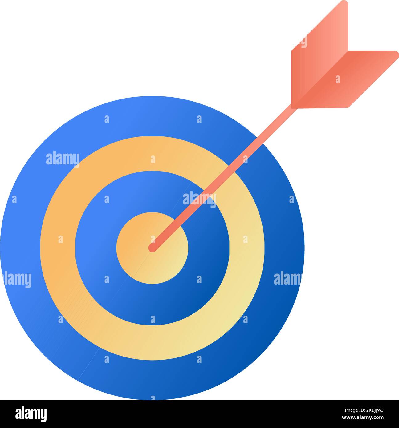 Target vector dart goal with arrow icon Stock Vector Image & Art - Alamy