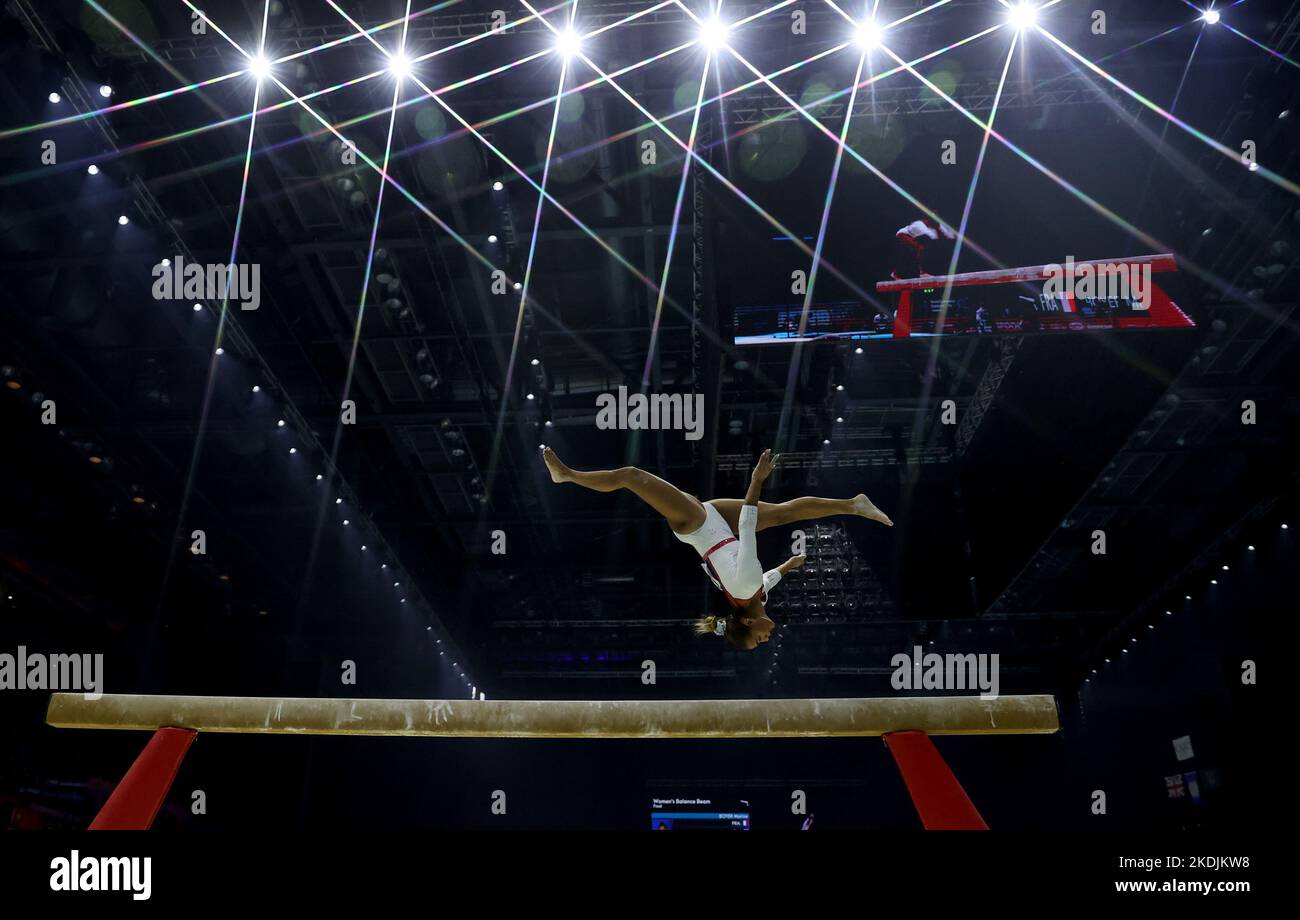Liverpool, Britain. 6th Nov, 2022. Marine Boyer of France competes the ...