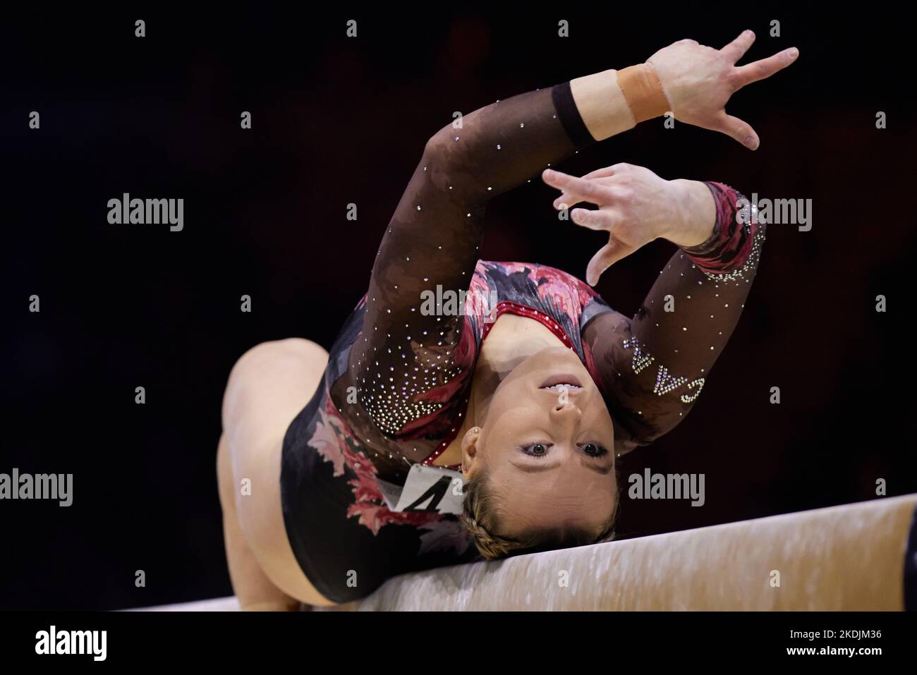 Liverpool, Britain. 6th Nov, 2022. Elsabeth Black of Canada competes ...