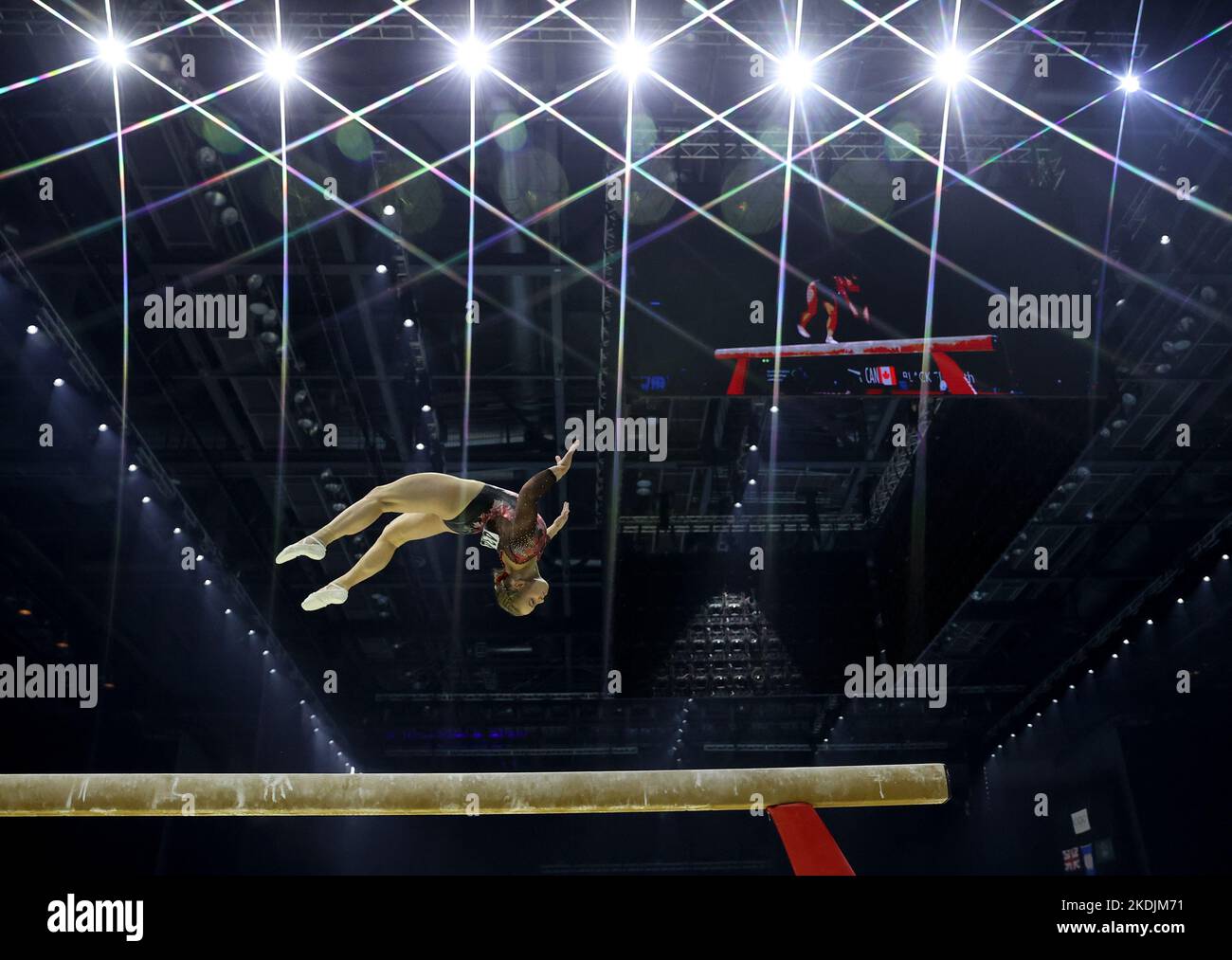 Liverpool, Britain. 6th Nov, 2022. Elsabeth Black of Canada competes ...