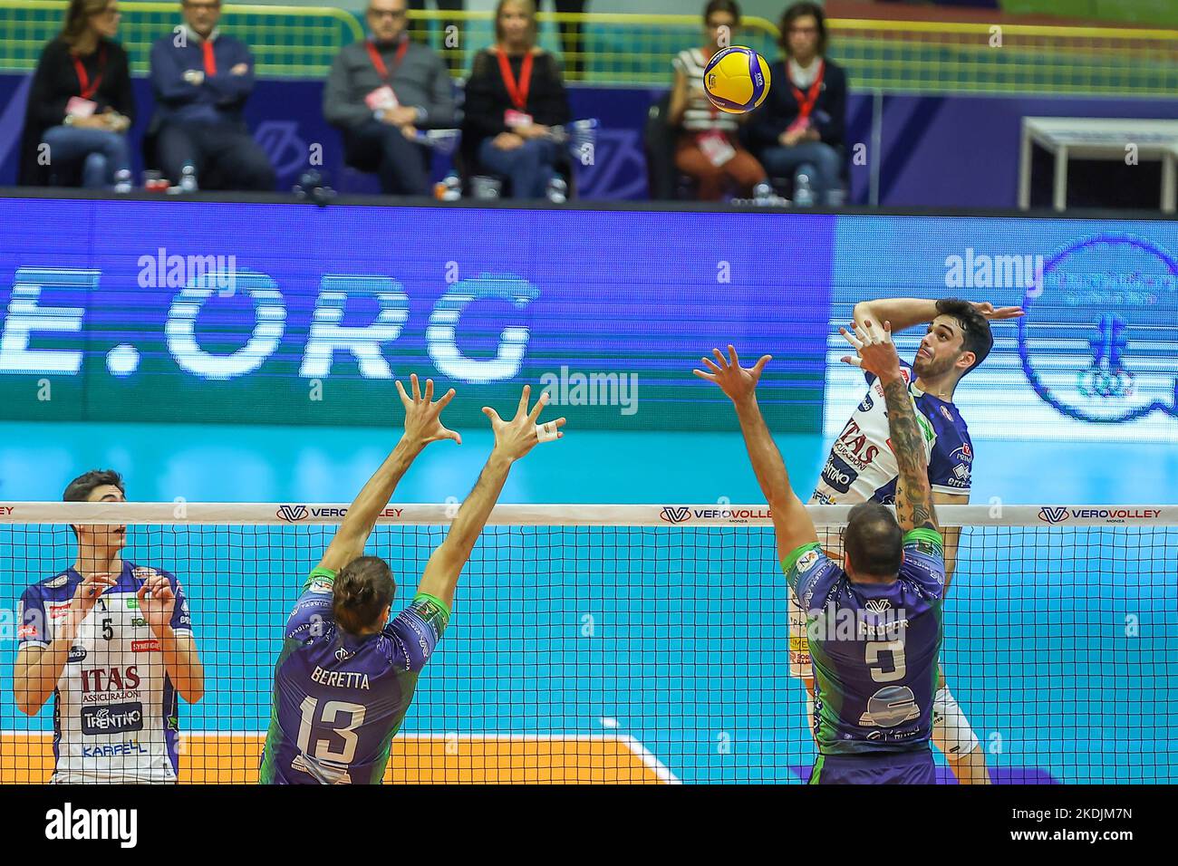 Arena di Monza, Monza, Italy, November 06, 2022, Spike of DANIELE LAVIA ...