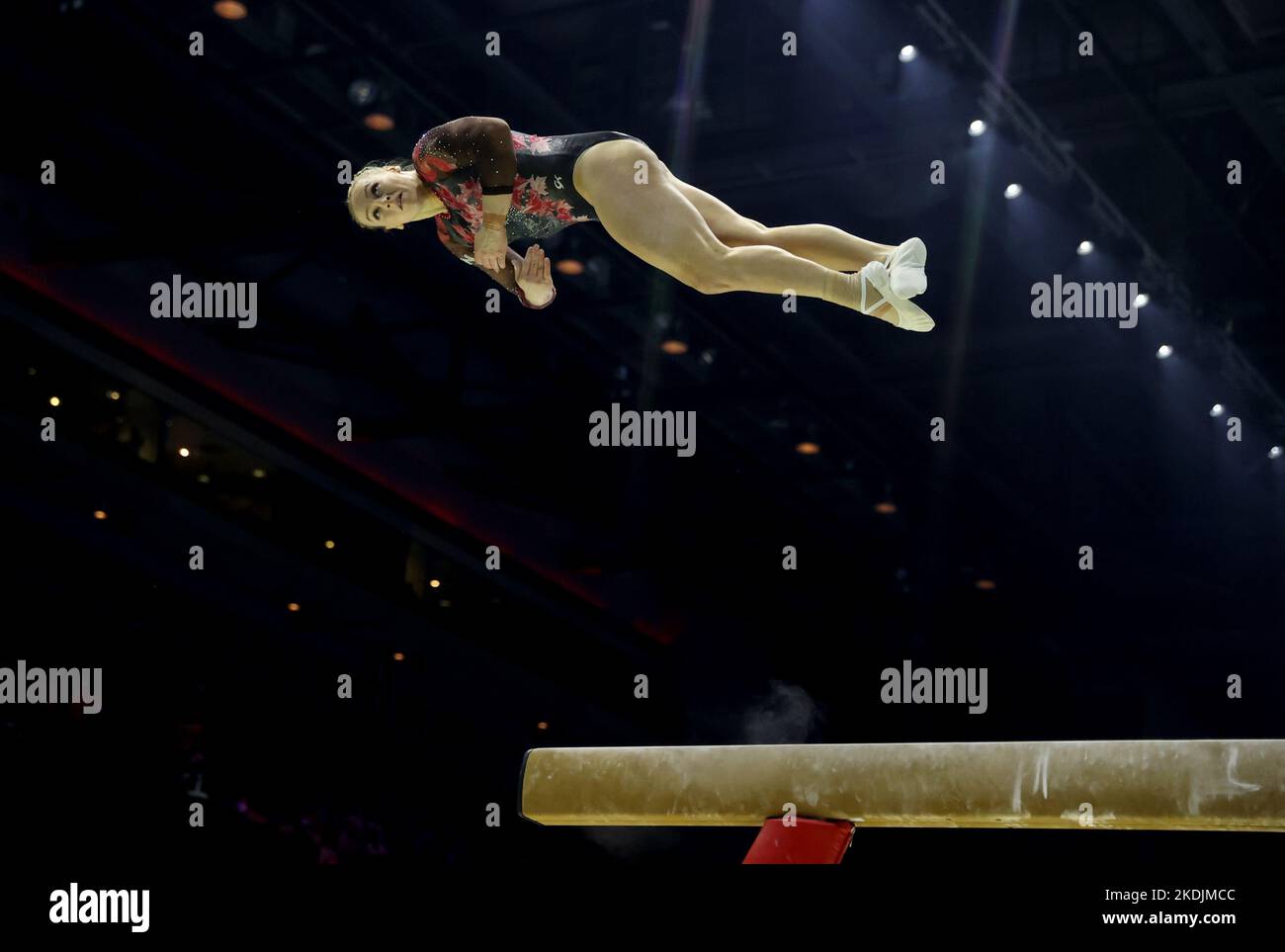 Liverpool, Britain. 6th Nov, 2022. Elsabeth Black of Canada competes ...