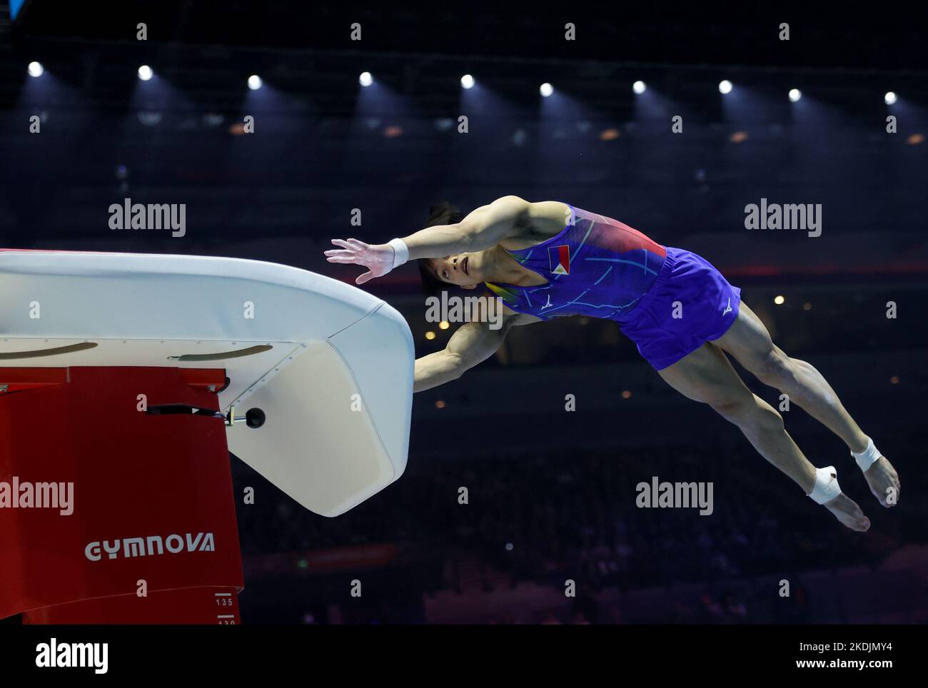 Liverpool, Britain. 6th Nov, 2022. Carlos Edriel Yulo of the ...