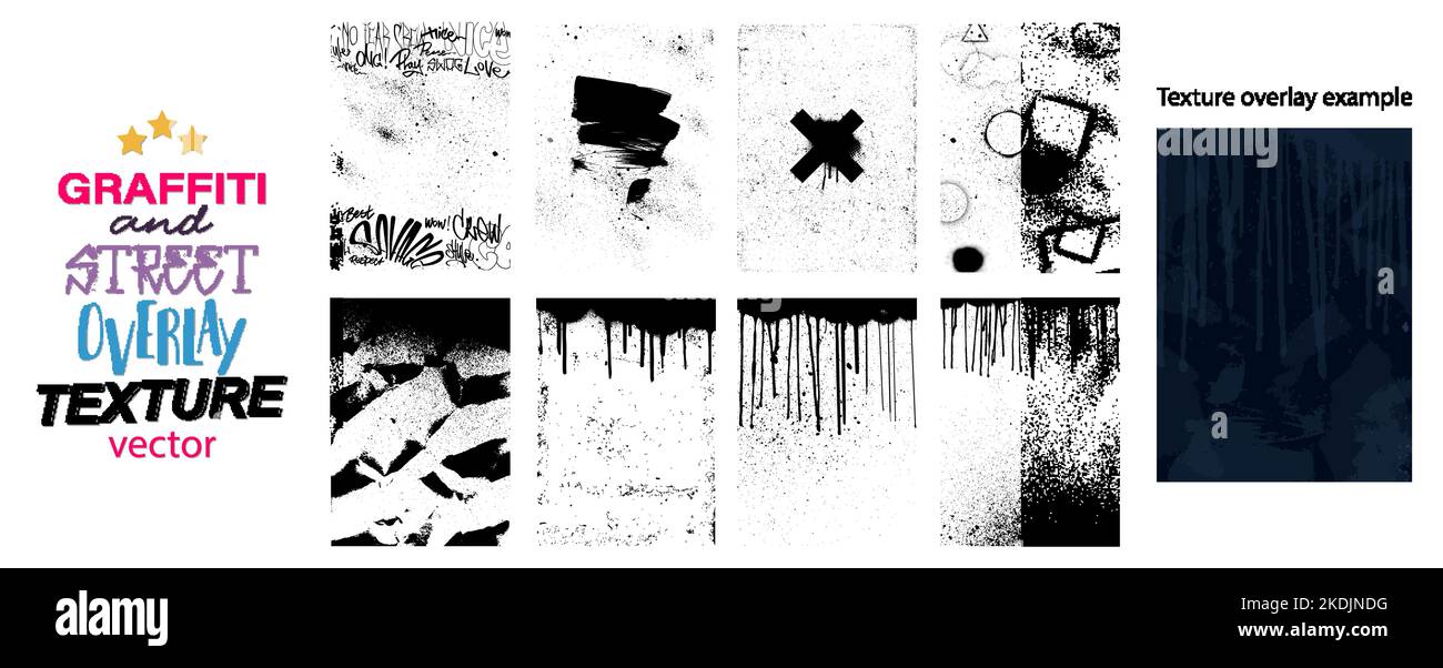 Background texture overlay template. Collection vector effects for ...