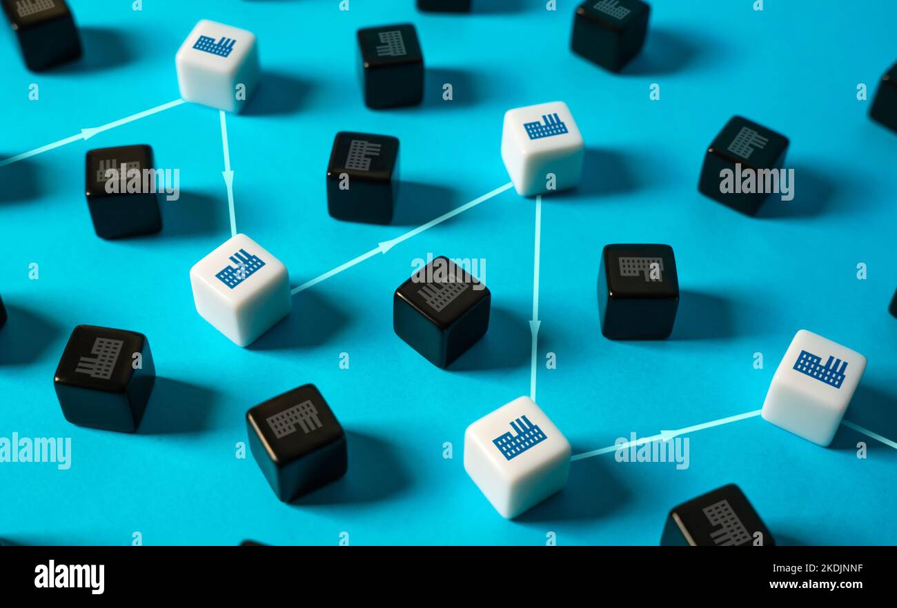 Built technological chain of production. Intermediate assembly stages ...