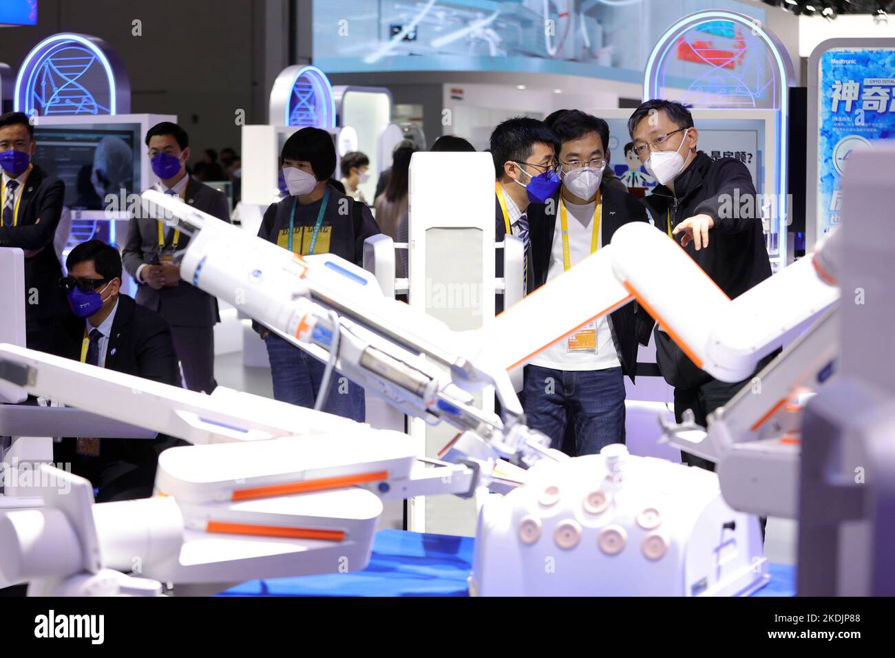 Neurosurgery Robot from Medtronic, Inc. shows in the 2022 China ...