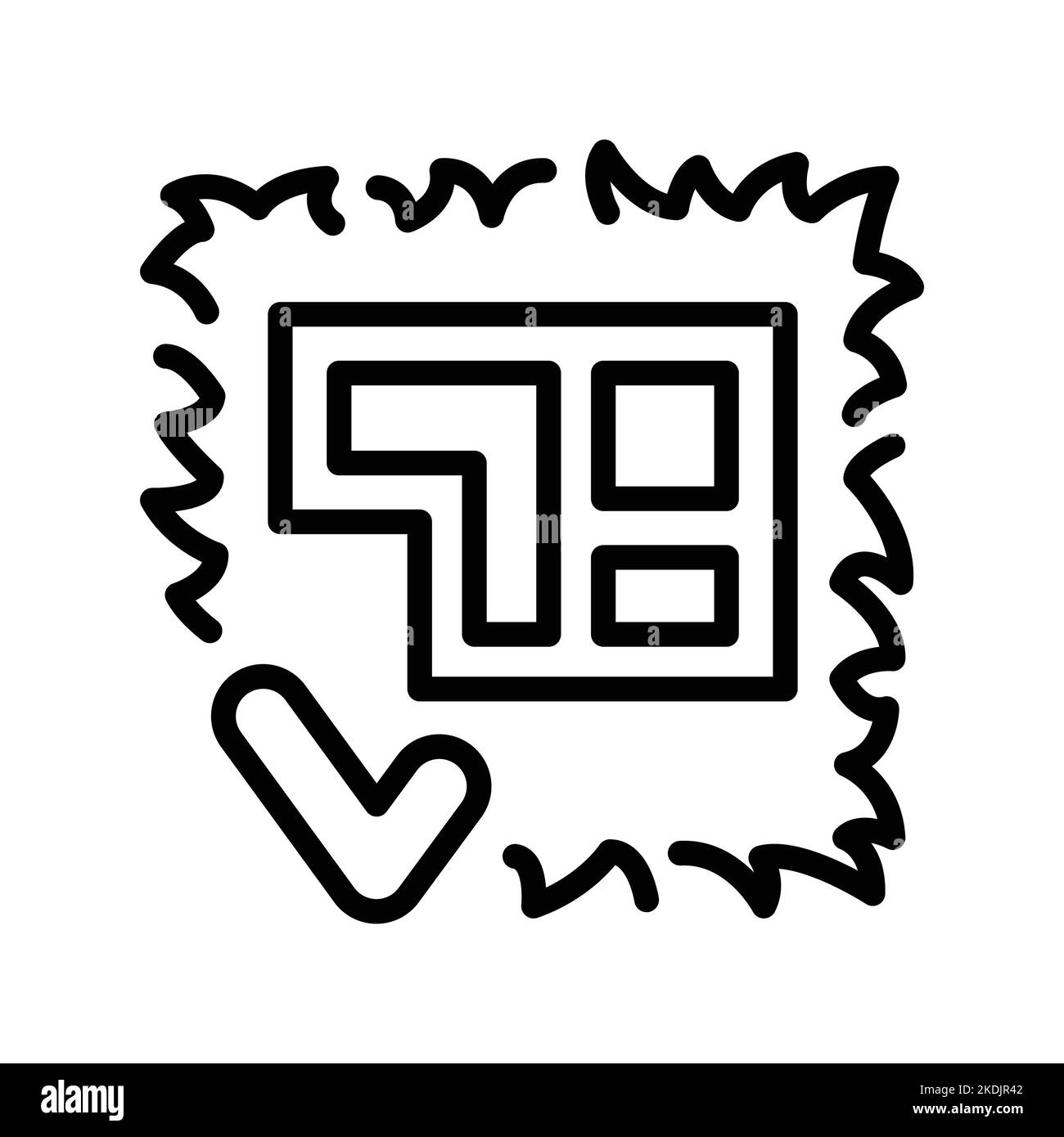 Construction foundation plot Stock Vector Images - Alamy