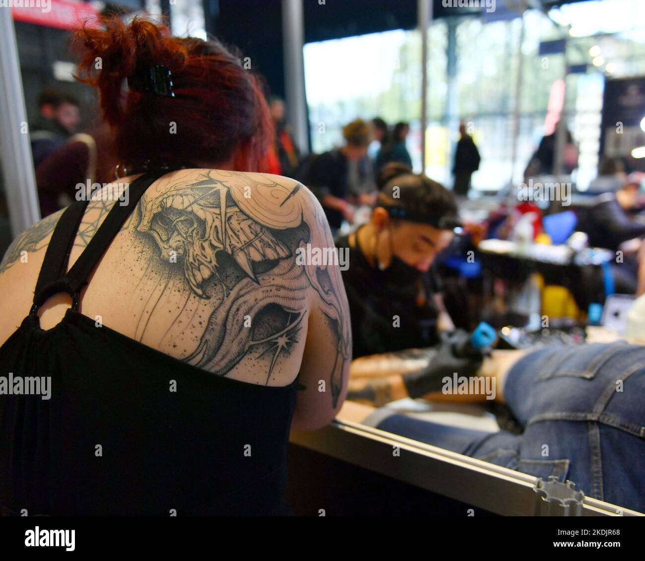 Tattoo Planetarium in Paris, France on November 6, 2022. 550 tattoo ...