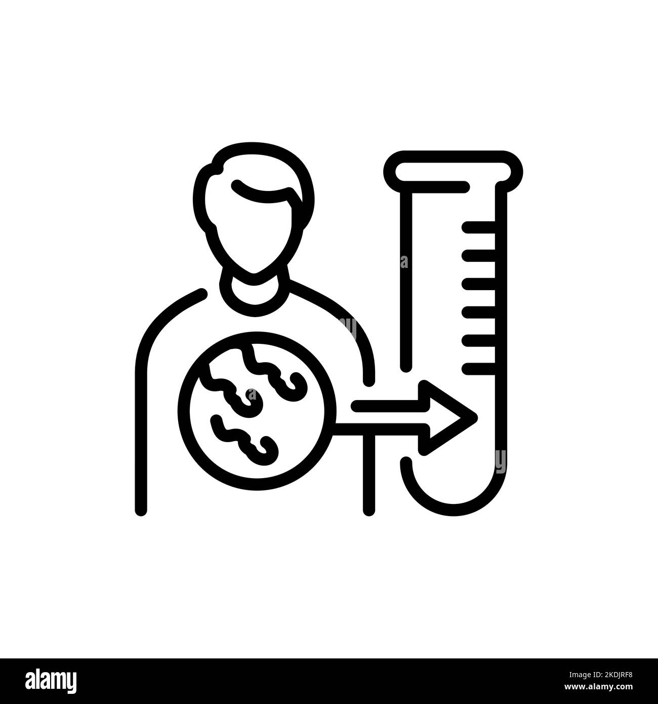 Sperm donation black line icon. Fertilization Stock Vector Image & Art ...