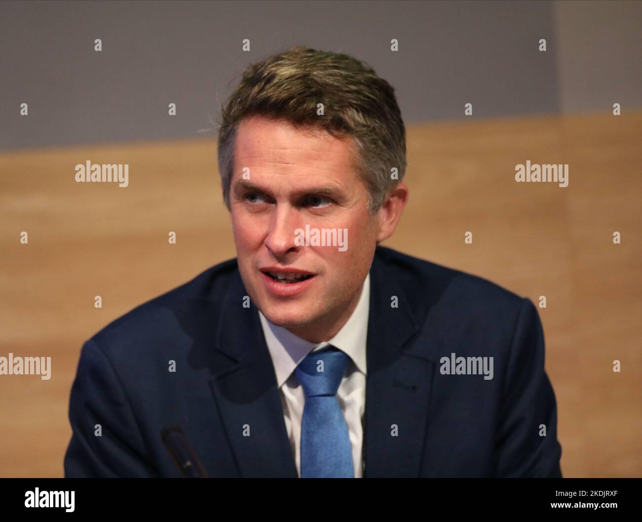 Birmingham, UK. 4 October, 2022. Conservative MP Gavin Williamson ...