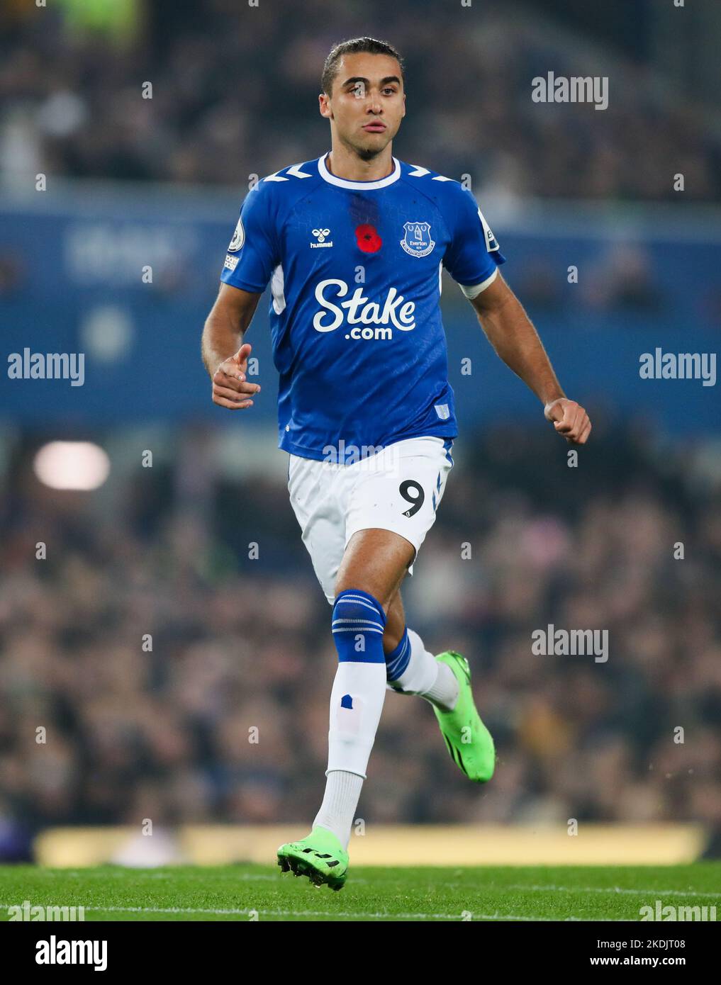 Everton's Dominic Calvert-Lewin during the Premier League match at ...