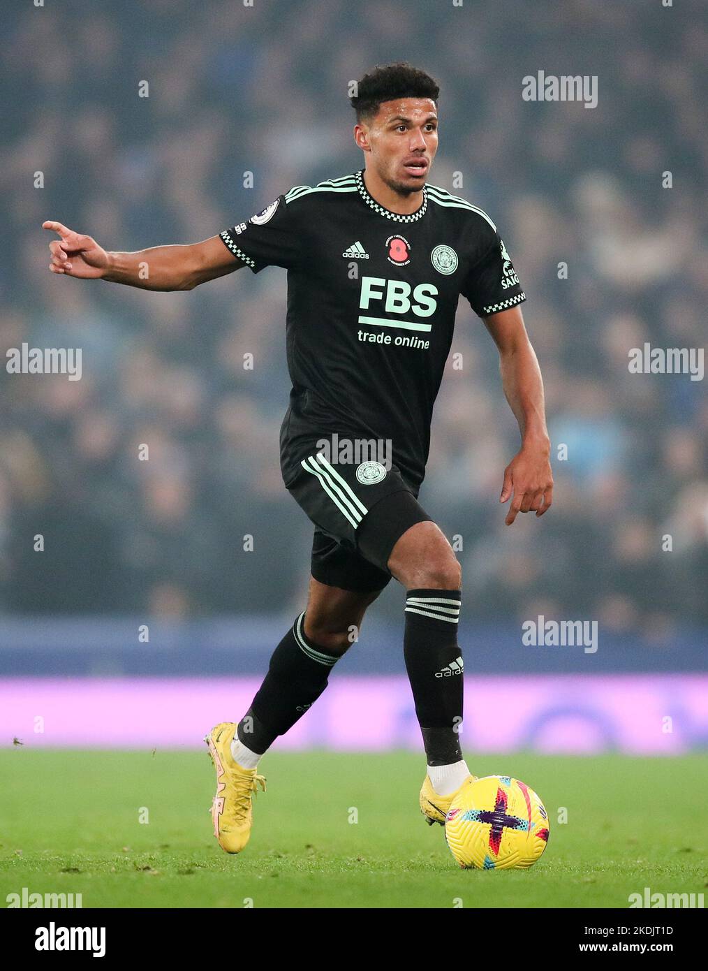 Leicester City's James Justin during the Premier League match at ...