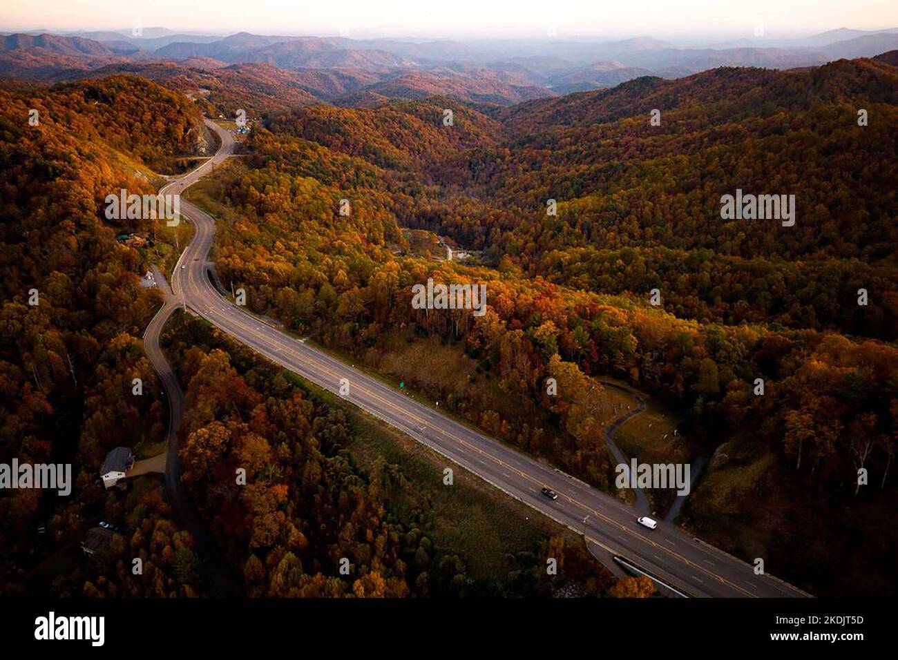Fall foliage in North Carolina has been a colorful sight, as shown here ...