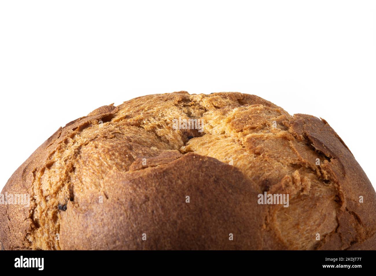 Traditional Christmas panettone isolated on white background Stock ...