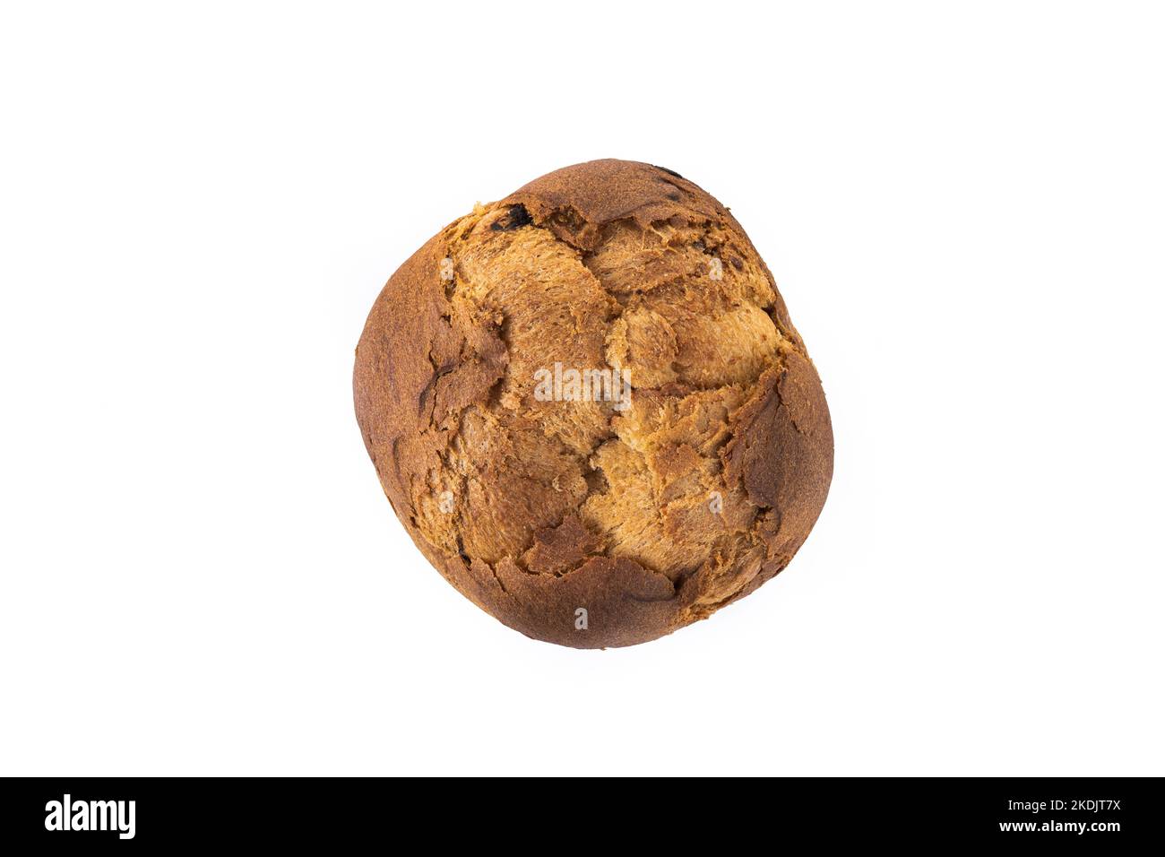 Traditional Christmas panettone isolated on white background Stock ...