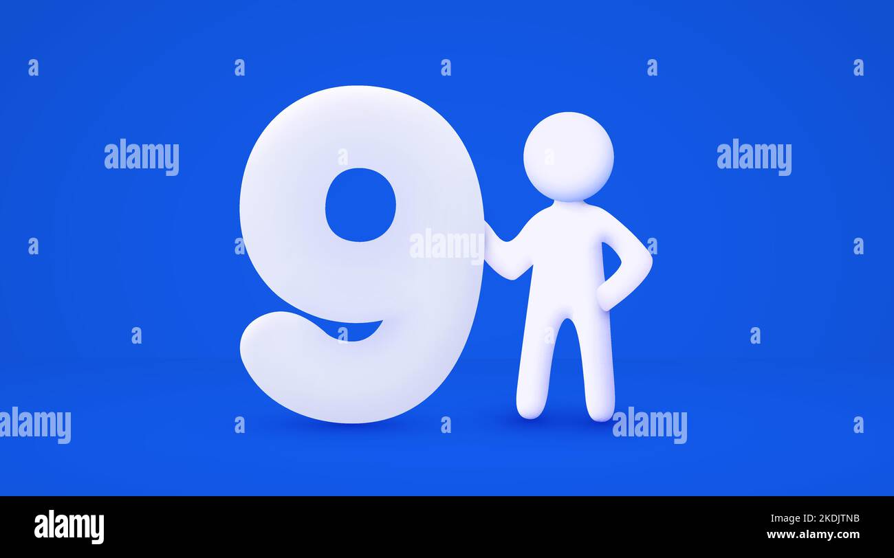 Number cartoon hi-res stock photography and images - Alamy