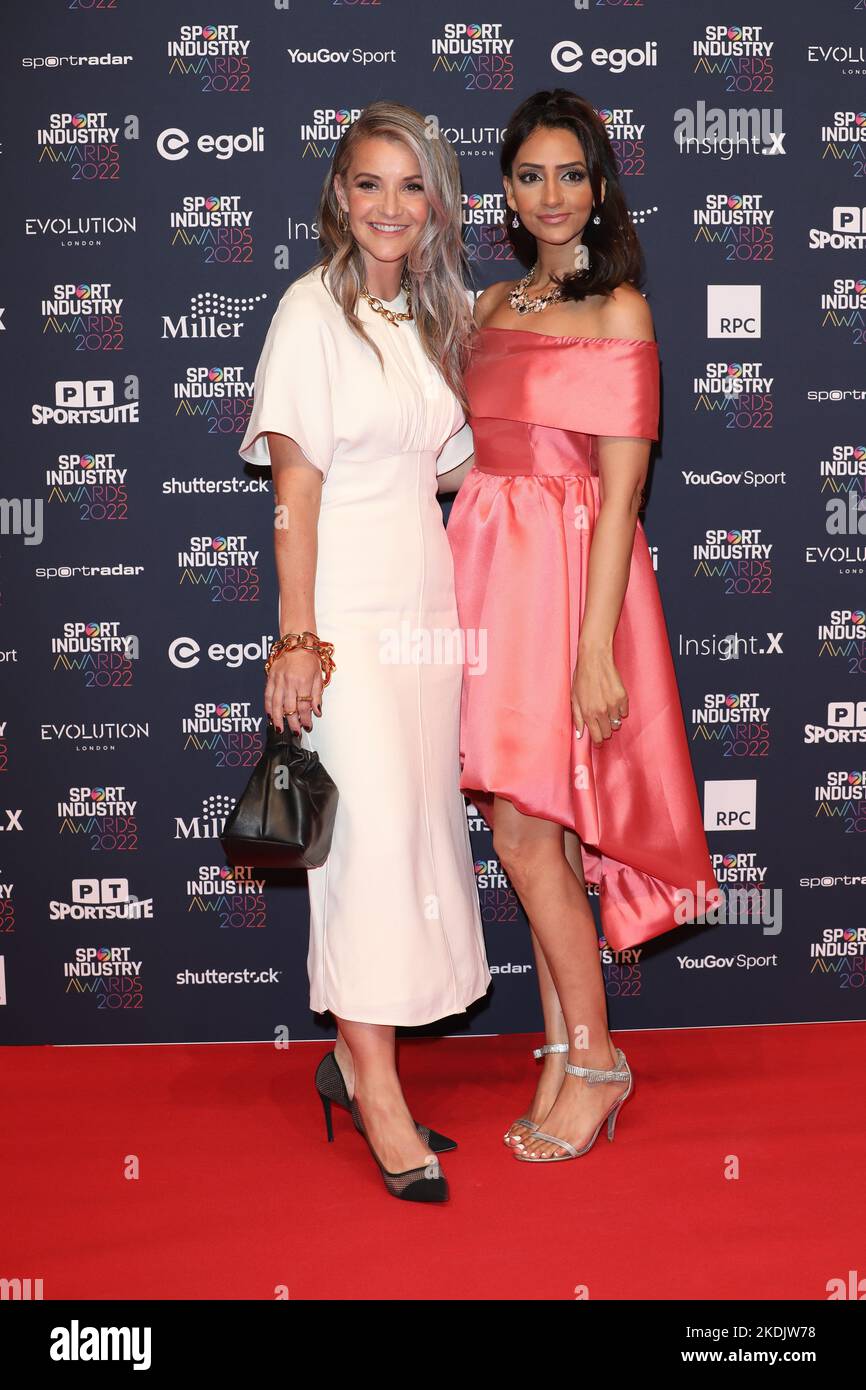 Helen Skelton and Bela Shah attend Sport Industry Awards at Battersea ...