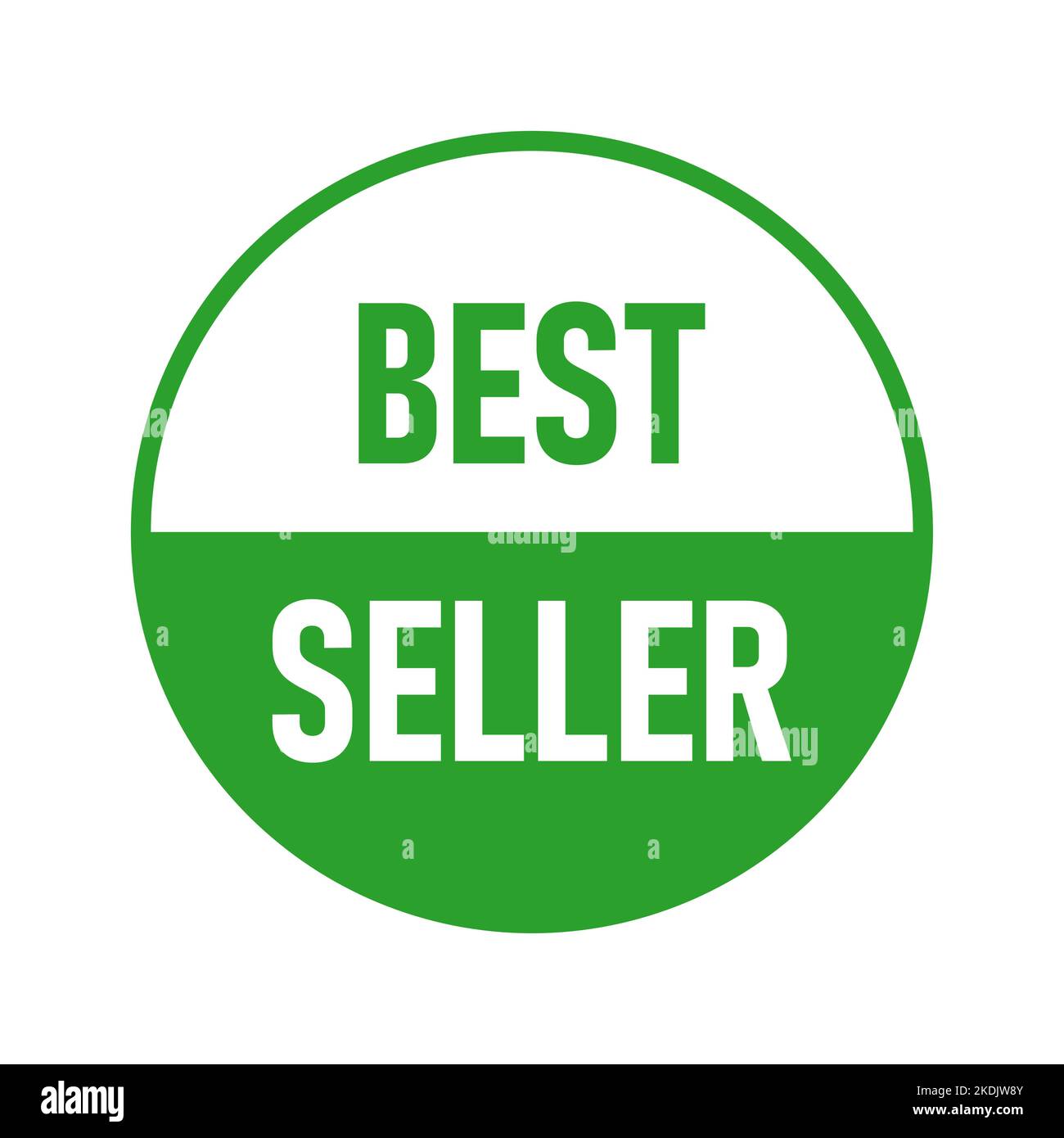 Green Round Best Steller Sticker Label Adhesive Sign Icon. Vector Image ...