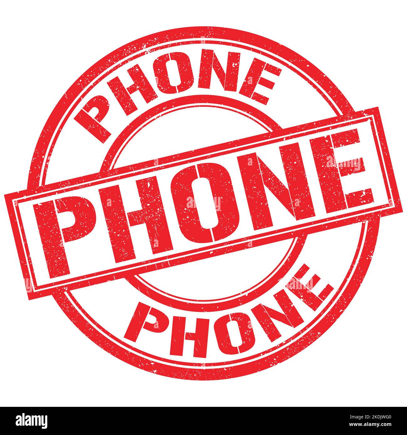 PHONE text written on red round stamp sign Stock Photo - Alamy