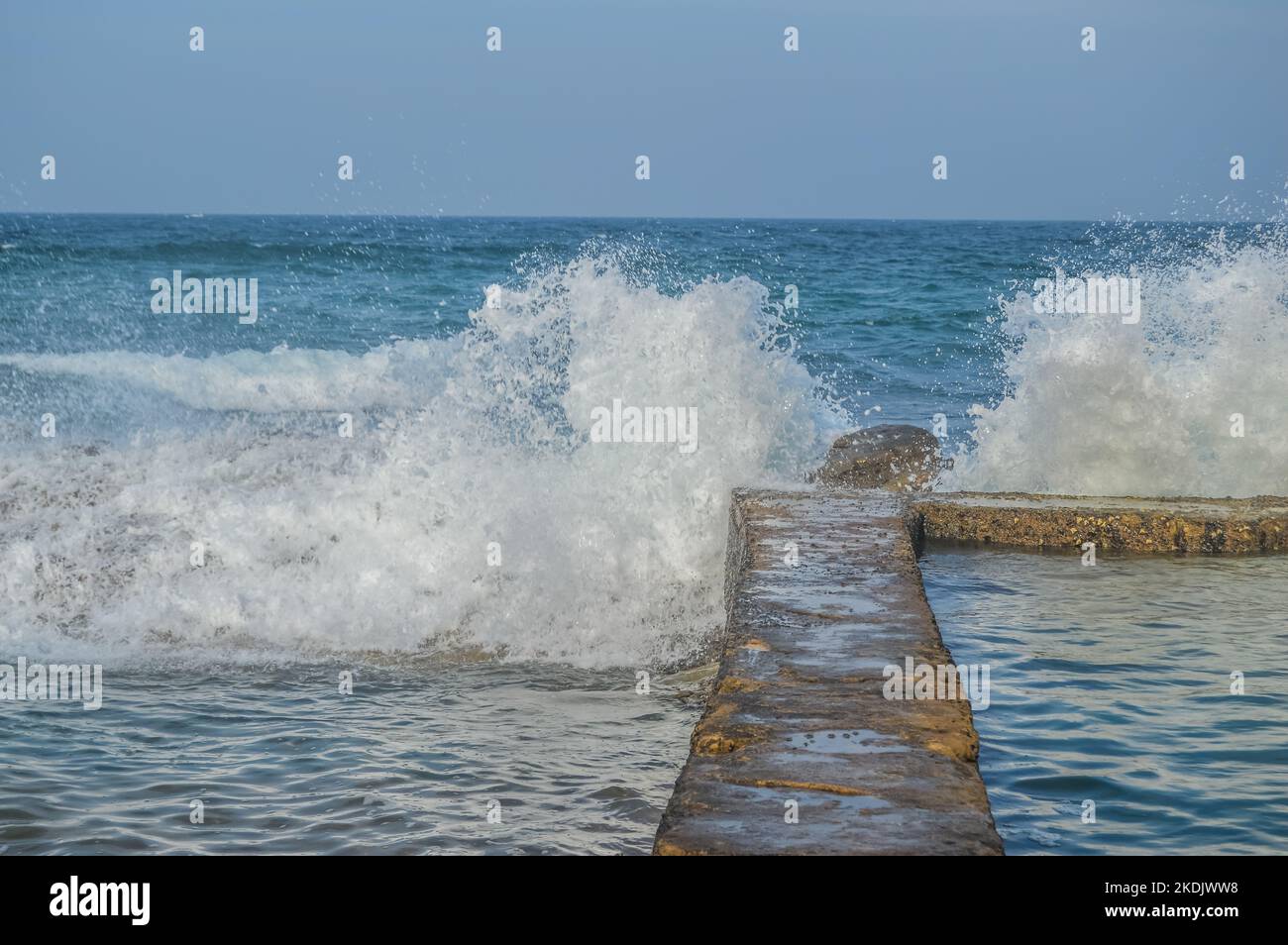 Pristine and natural Salt rock tidal pool in Dolphin coast Ballito ...