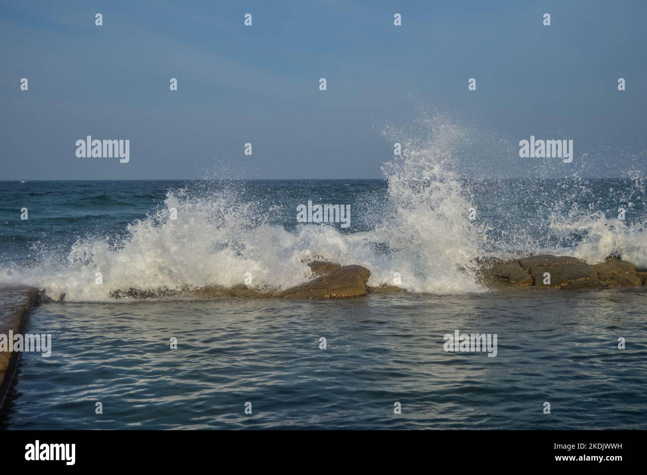 Pristine and natural Salt rock tidal pool in Dolphin coast Ballito ...