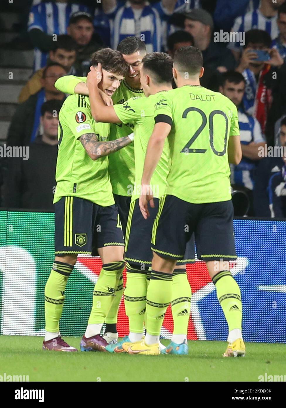 Alejandro garnacho celebration hi-res stock photography and images - Alamy