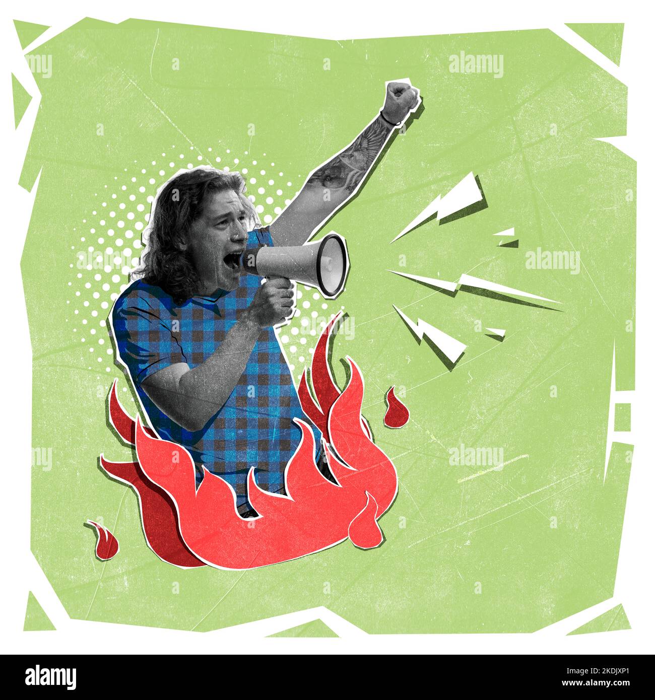 Political propaganda collage hi-res stock photography and images - Alamy