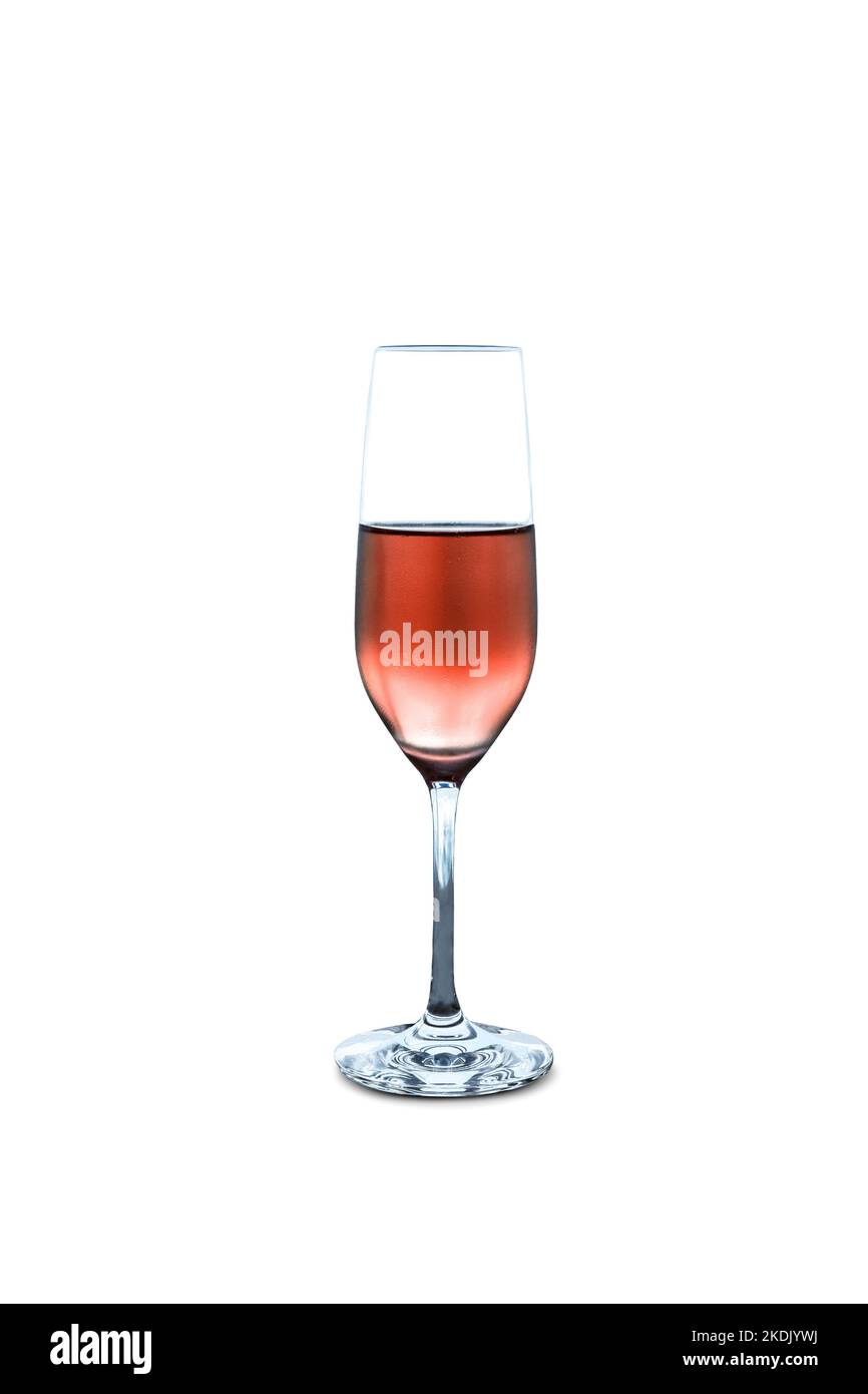 Kir cocktail isolated on white Stock Photo - Alamy