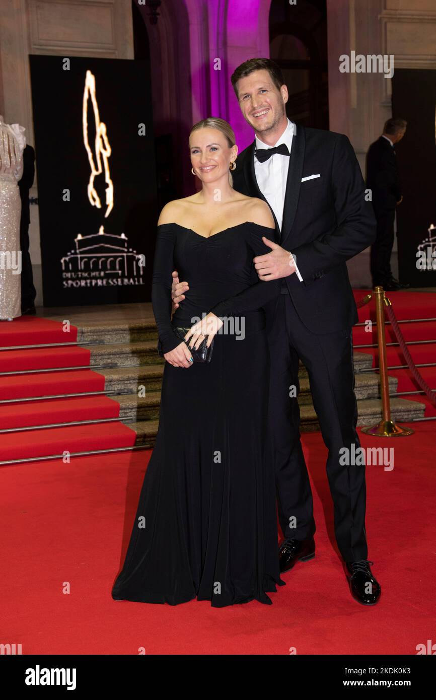 Ania NIEDIECK, actress, and Chris HECKER, red carpet, Red Carpet Show ...