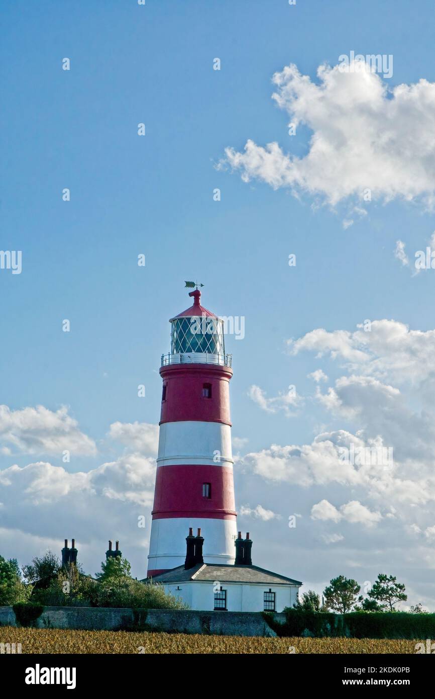 Happisburgh lighthouse north Norfolk England UK Stock Photo - Alamy