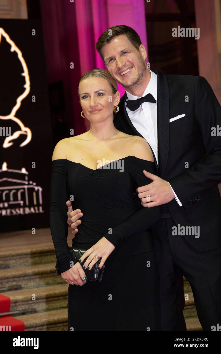 Ania NIEDIECK, actress, and Chris HECKER, red carpet, Red Carpet Show ...