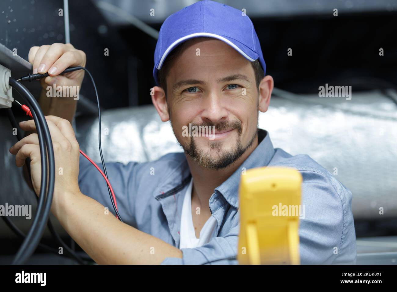 engineer tests power high voltage Stock Photo - Alamy engineer tests power high voltage Stock Photo - Alamy