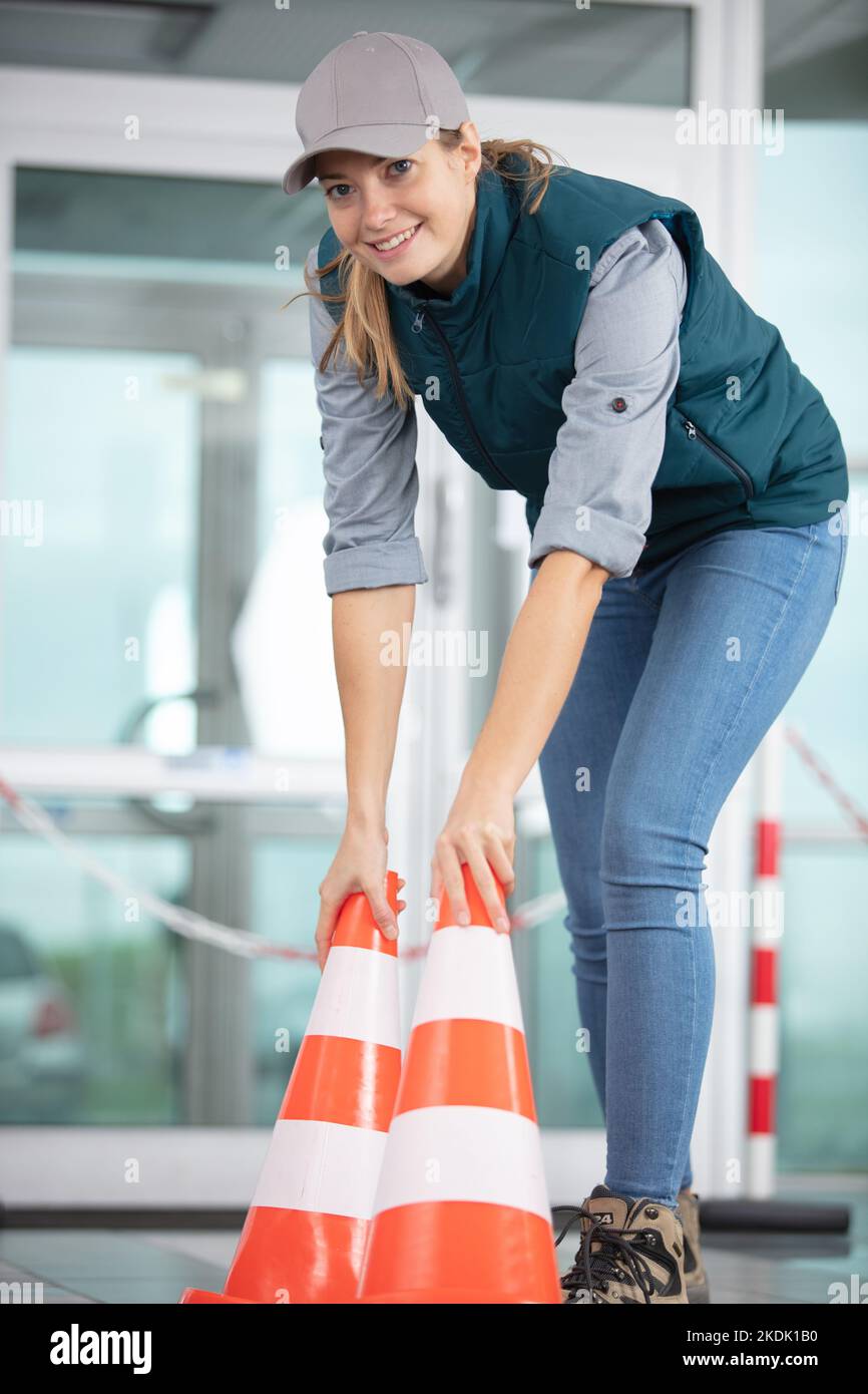 Driving test cone hi-res stock photography and images - Alamy
