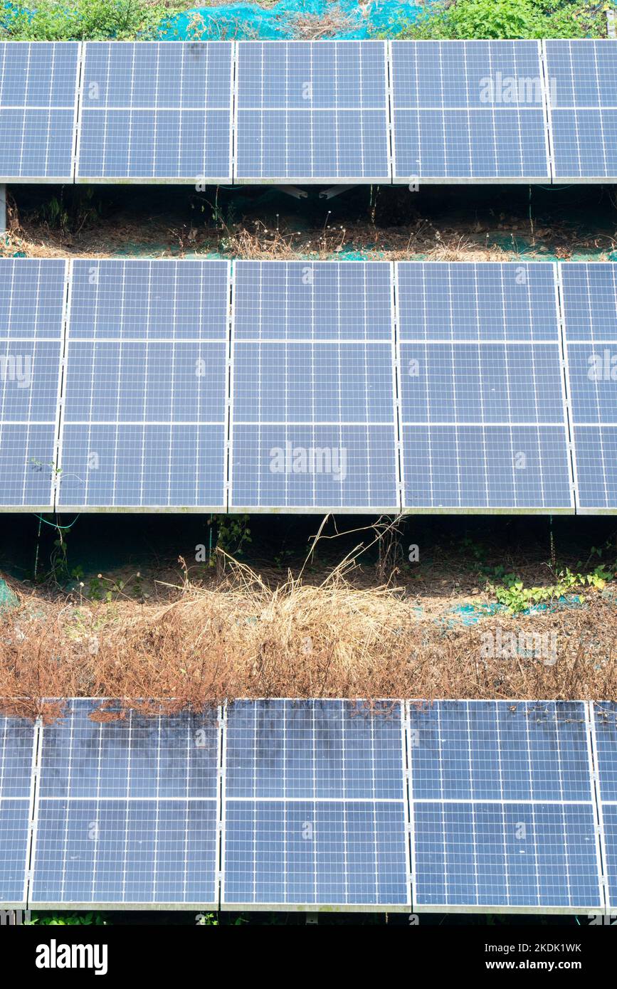 Solar panels, solar system technology solar cell Stock Photo - Alamy
