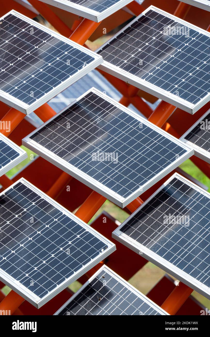 Solar panels, solar system technology solar cell Stock Photo - Alamy