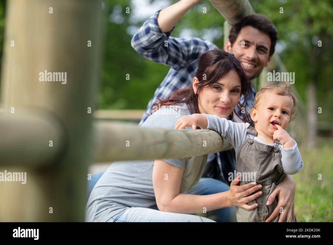 happy family is having fun outdoor Stock Photo - Alamy