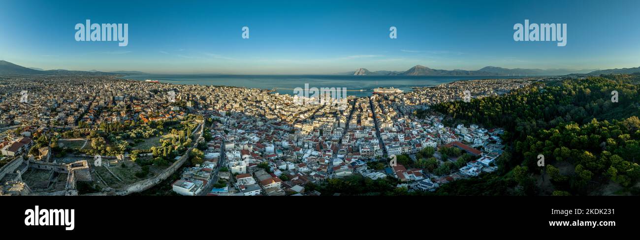 Aerial view of Patras castle in Greece Stock Photo - Alamy