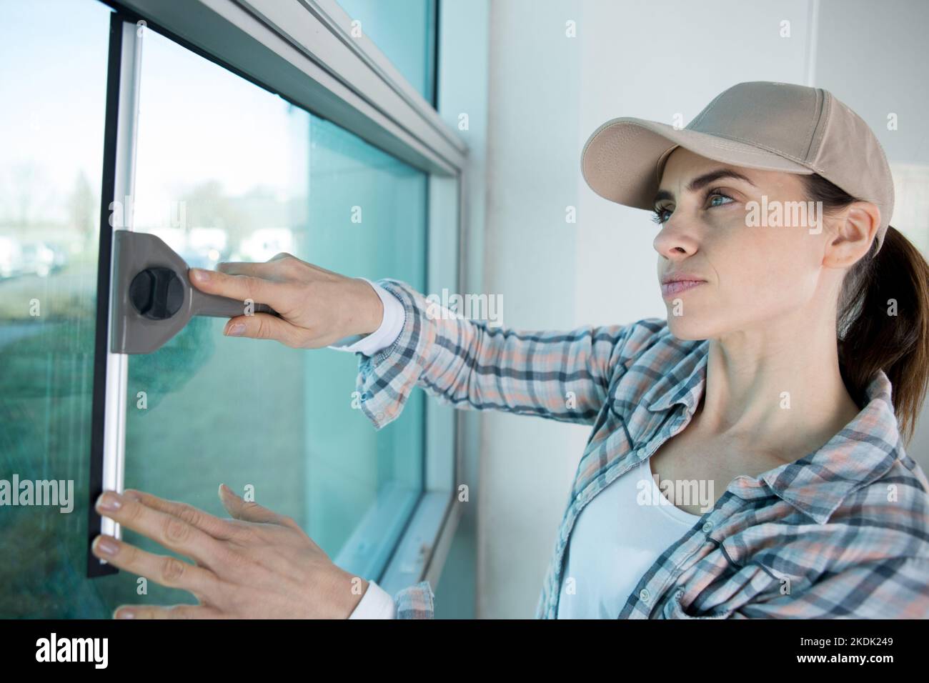 a female professional cleaning service Stock Photo - Alamy