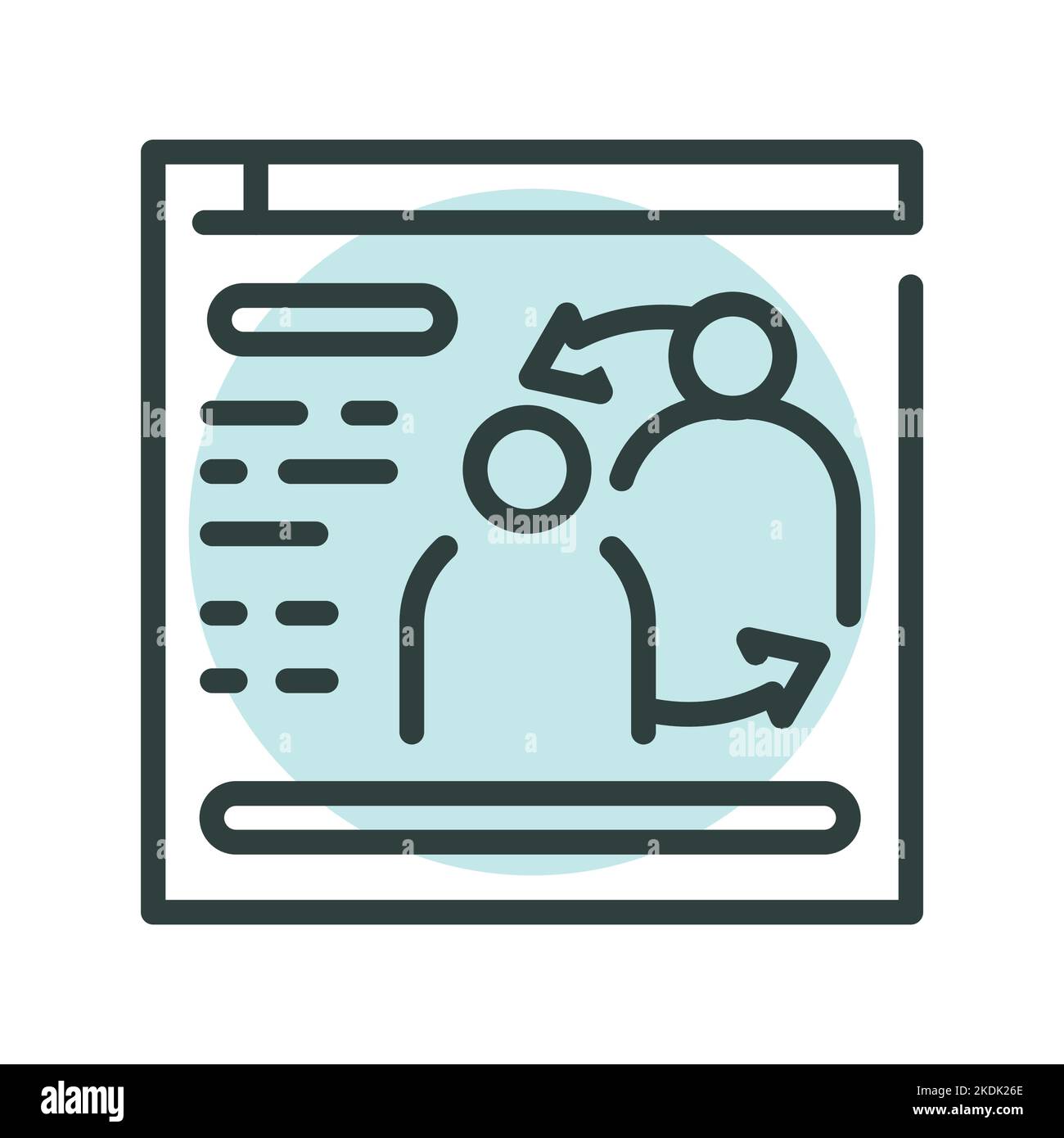 Online coaching and mentoring Stock Vector Images - Alamy