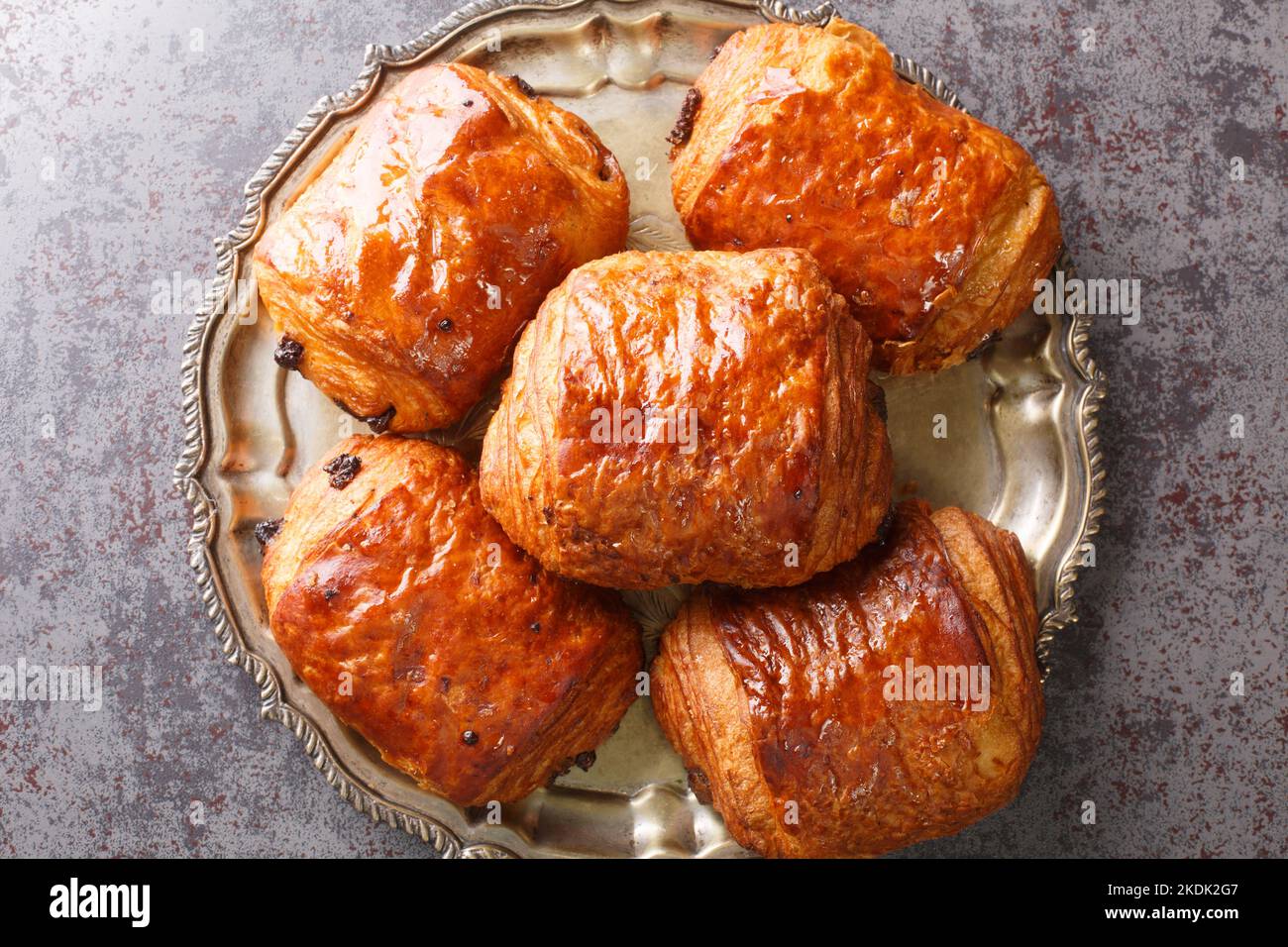 Pain au chocolat breakfast table hi-res stock photography and images - Alamy
