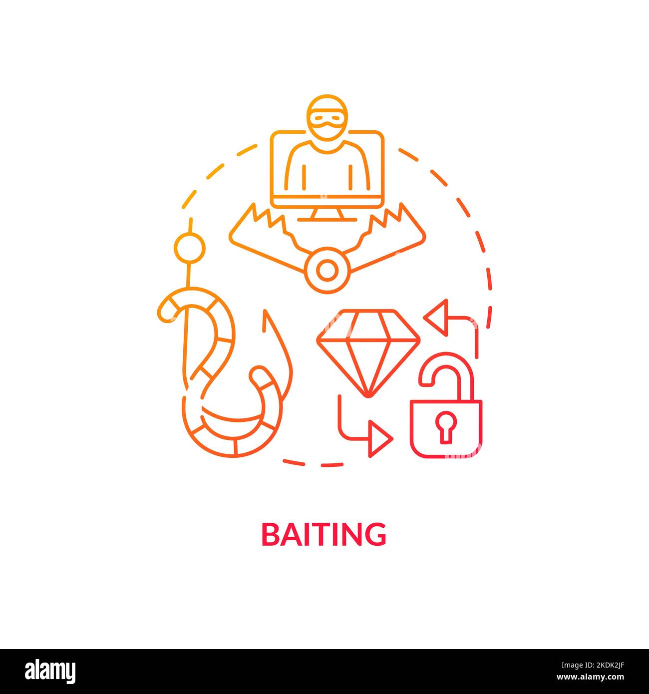 Red baiting Stock Vector Images - Alamy