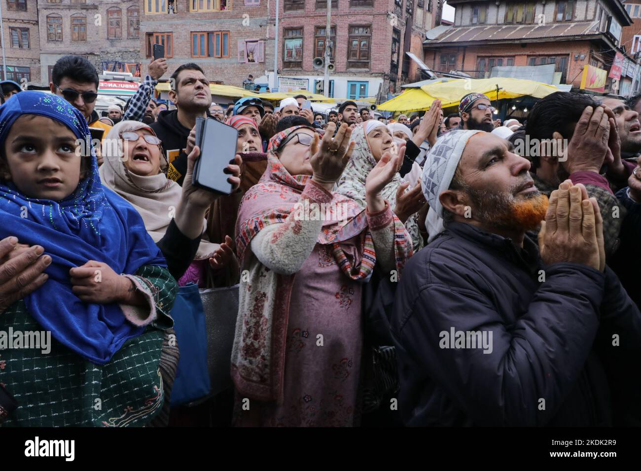 November 7, 2022, Srinagar, Jammu and Kashmir, India: Kashmiri Muslims ...