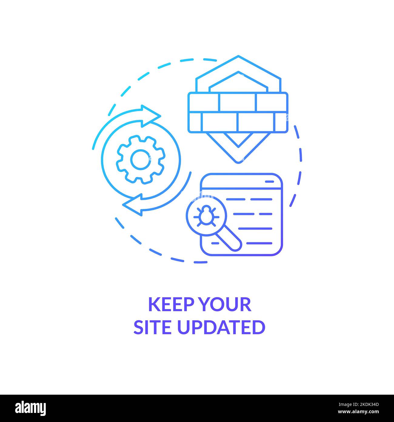 Update antivirus Stock Vector Images - Alamy