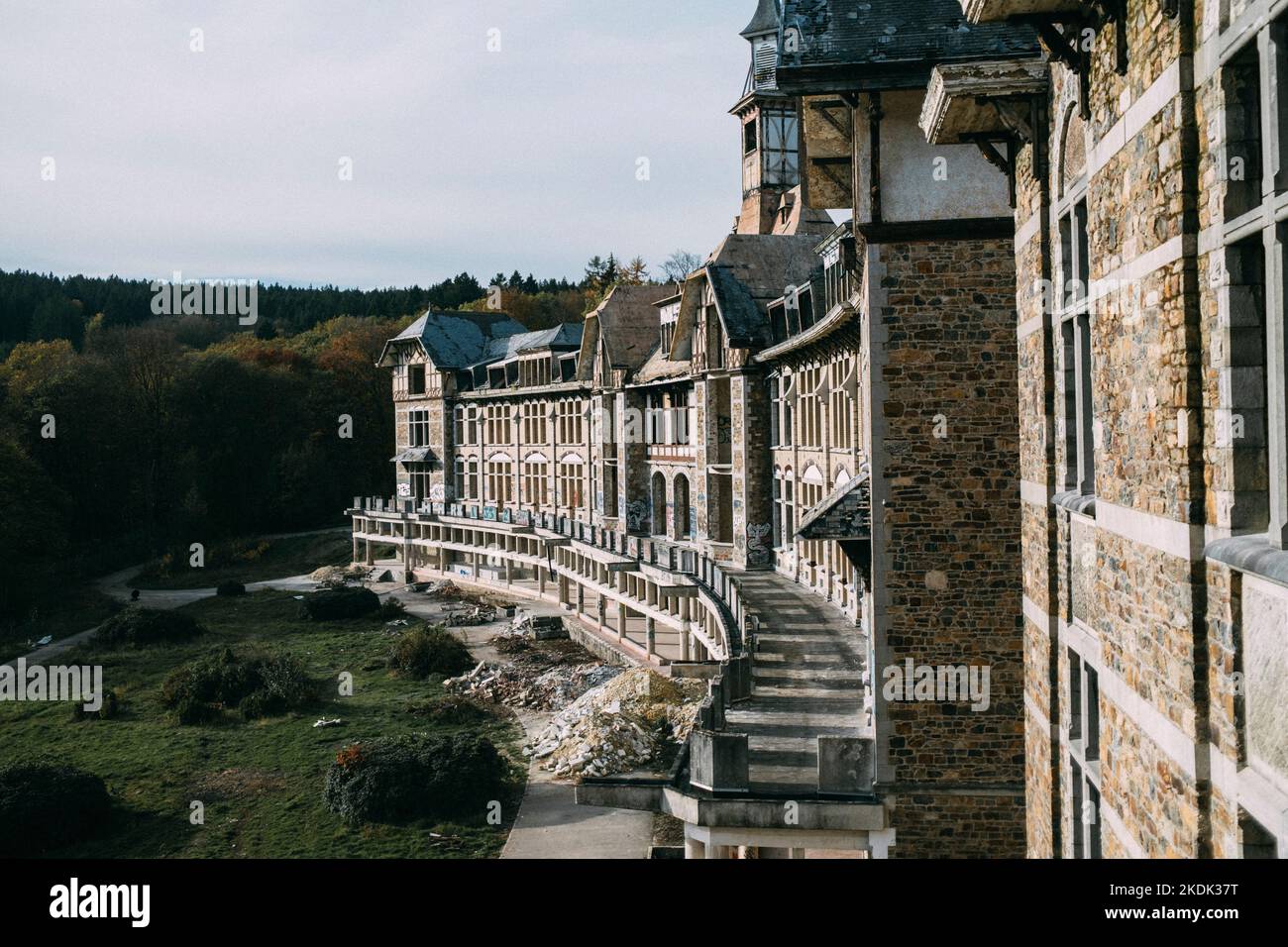 Belgien, 28-30.10.22: Feature Bilder, Lost Place bei spa, das ...