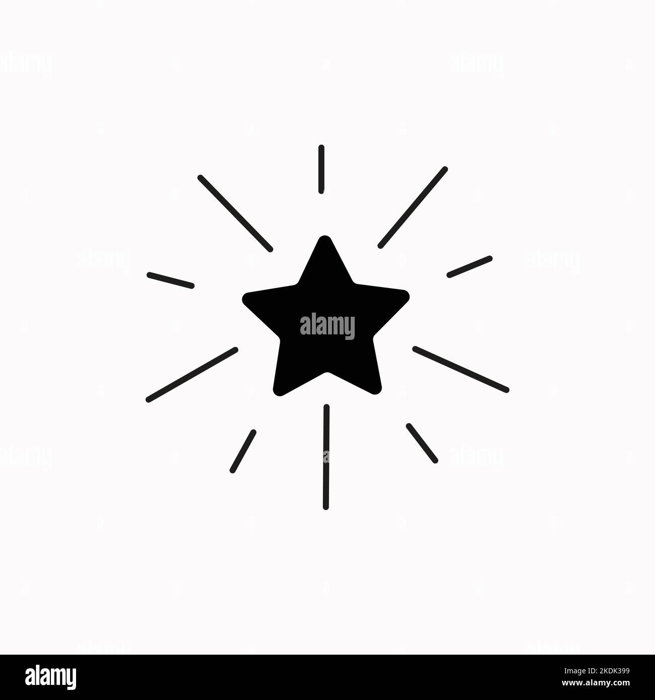 Star icon vector illustration template Stock Vector Image & Art - Alamy
